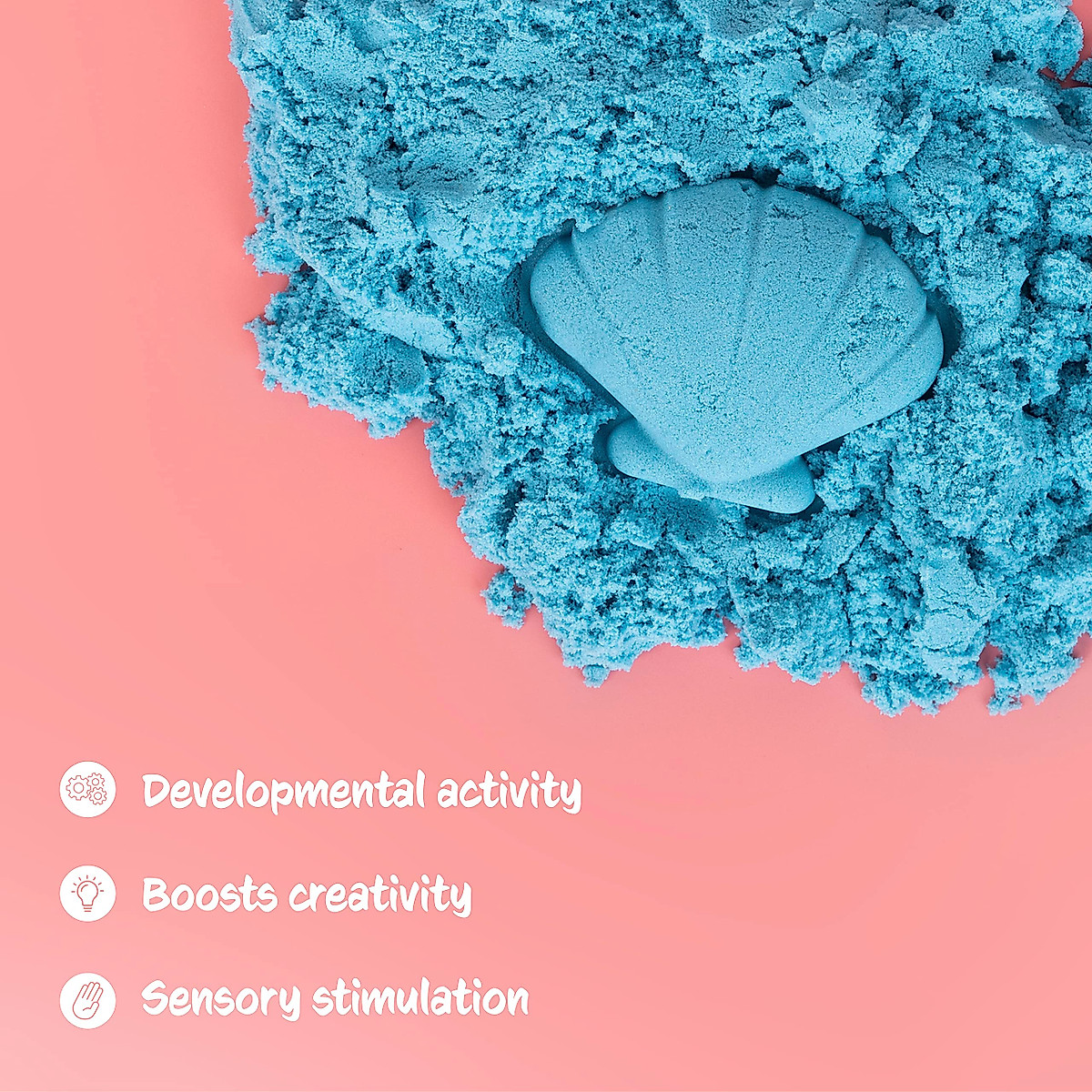 Sensory Sand Blue 5 Pounds of Sensory Play Sand Bulk Refill