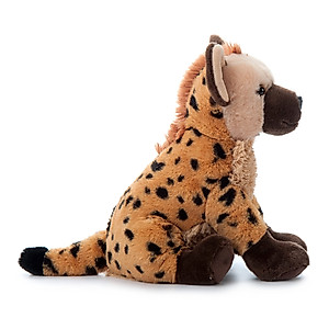 The Petting Zoo Hyena Stuffed Animal, Gifts for Kids, Wild Onez Zoo Animals, Hyena Plush Toy 12 inches