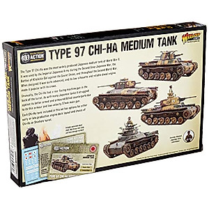 Bolt Action Type 97 Chi-Ha Japanese Medium Tank 1:56 WWII Military Wargaming Plastic Model Kit