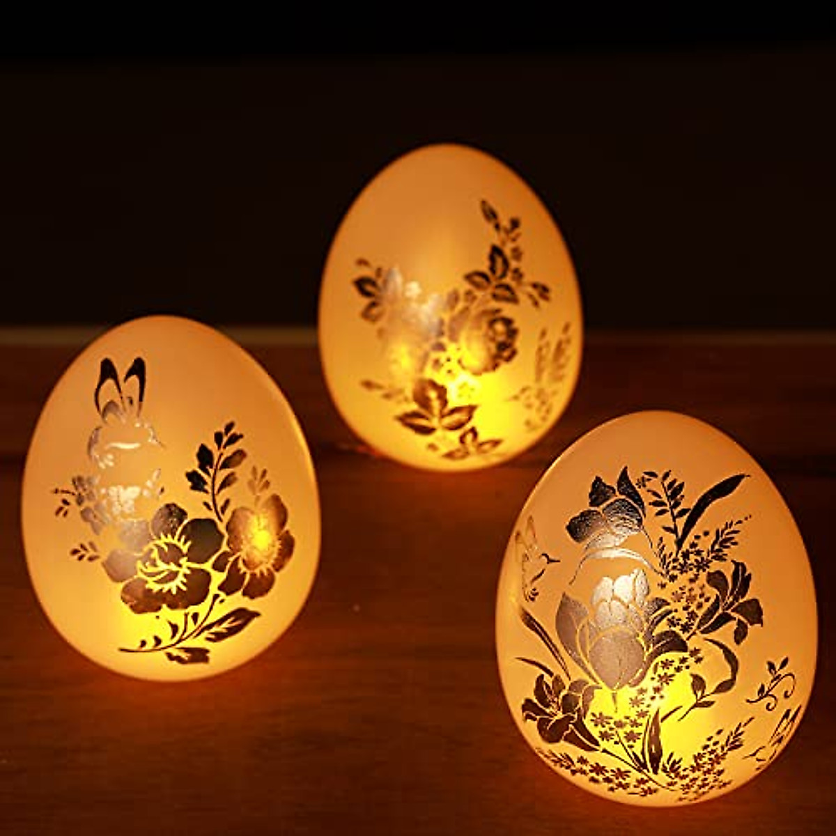 Rub on Transfers for Crafts, 5 Sheets Furniture Transfers and Craft Decals, Flowers Home Decoration Transfers for Crafts, Wood, Glass, Plastic, Metal, Ceramic, 4.5'' x11.8''