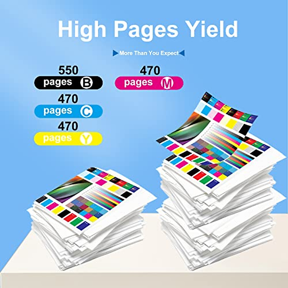 202XL Remanufactured for Epson 202 XL T202XL Ink Cartridge for Expression Home XP-5100 Workforce WF-2860 Printer (2 Black, 1 Cyan, 1 Magenta, 1 Yellow)