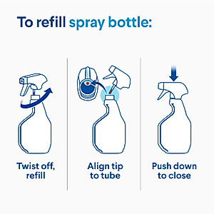 Clorox Clean-Up Cleaner + Bleach Value Pack, 3 Disinfectant and Cleaning Sprays, Kitchen and Bathroom Cleaning, Rain Clean and Original Scent, 32 Ounces (Pack of 3)