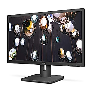 AOC 27E1H 27" Full HD 1920x1080 Monitor, IPS Panel, 5ms, FlickerFree, HDMI/VGA, VESA Compatible, EnergyStar