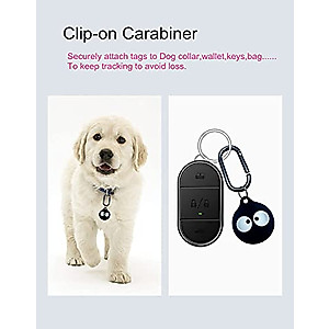 3 Pack Protective Case Compatible with Apple AirTag Cases, Cute Cartoon Silicone Protective Holder for AirTag Keychain, Pet,Luggage, Newest Design