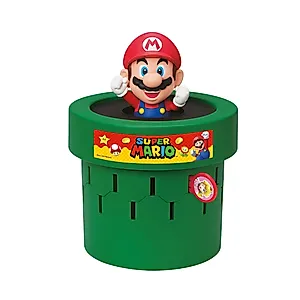 TOMY Pop Up Super Mario Board Game - Family and Preschool Kids Games for Family Game Night - Kids Activities and Super Mario Toys - Girls and Boys Games - 2-4 Players - Ages 4 Years and Up