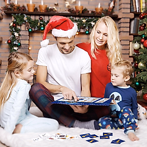 Shappy 35 Pieces Christmas Nativity Bingo Game Christian Bingo Game 24 Players Nativity Cards for Family Friends School Classroom Activities Holiday Party Favors(Nativity)