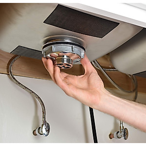 Plumb Pak K5414-2 Kitchen Sink Strainer with Fixed Post Basket, 2 Pack, Stainless Steel, 2 Pack