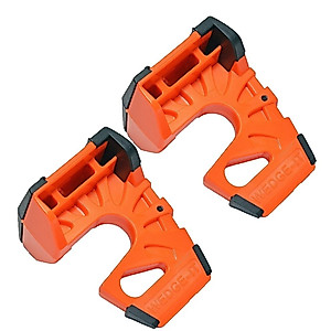 Wedge-It - The Ultimate Door Stop - Orange - TWO PACK