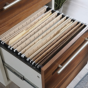 Sauder Vista Key 19"D Vertical 2-Drawer File Cabinet, Pearl Oak/Blaze Acacia