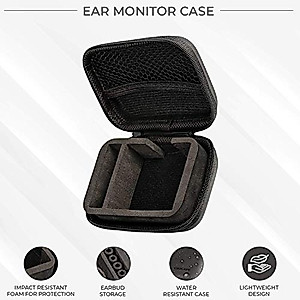 in Ear Monitor Case for IEM, in Ear Monitors, in Ears, Headphones, Earphones, Earbuds. Suitable for KZ ZS10/ZS10 Pro/ZSN/ZST/ZEX/AS10/AS16,YINYOO CCZ Melody - GIGCASE™