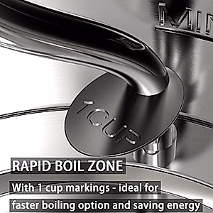 Anfilank Electric Gooseneck Kettle, 1L 1500W Fast Boil, 100% Stainless Steel BPA Free Pour-Over Coffee & Tea Kettle, Water Boiler with Auto Shut & Boil-Dry Protection, Green