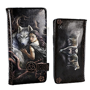 Nemesis Now B3929K8 Soul Bond Anne Stokes Embossed Purse 19cm Black, PU, 18.5cm