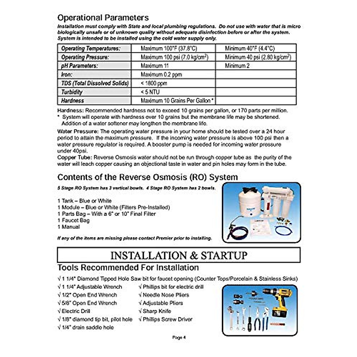 Watts Premier WP500032 5SV 5-Stage Reverse Osmosis System