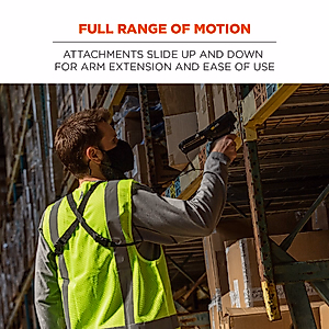Ergodyne Squids 3132 Barcode Scanner Harness, Tethering Lanyard for Bar Code Scanners and Mobile Computers Extra Large