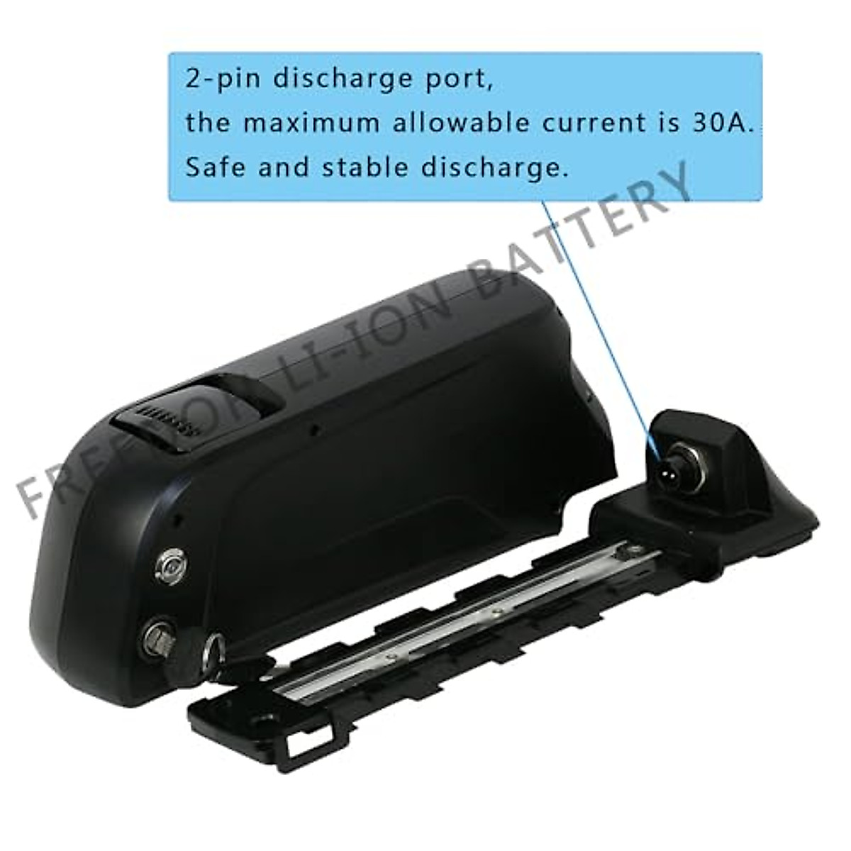 FREEDOH Ebike Battery 36V 48V 52V Lithium Ion Battery E-Bike Battery 36 Volt 48 Volt Waterproof Li-ion Battery with Charger and BMS Protection Board,36v,12AH