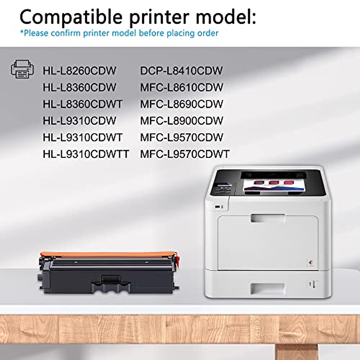 HIYOTA TN-431 TN431 Compatible Yellow TN431 Toner Cartridge Replacement for Brother TN431 HL-L8260CDW DCP-L8410CDW MFC-L8610CDW L8690CDW L8900CDW L9570CDWT L9570CDW Printer (TN-431-1PK)