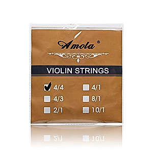 3 Packs Full Set Replacement Stainless Steel 4/4 Size Violin Strings E A D G