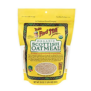 Bob's Red Mill Organic Scottish Oatmeal, 20-ounce (Pack of 4)