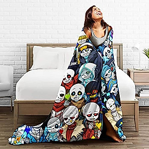 Throw On The Bed Ultra-Soft Micro Fleece Blanket Microfiber Blanket for Bedding Sofa and Travel 60x50