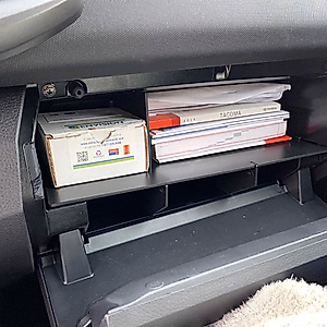 EDBETOS 3rd Gen Tacoma Accessories for Toyota Tacoma 2016 2017 2018 2019 2020 2021 2022 2023 Center Console Organizer Divider and Glove Box Organizer Armrest Interlock Secondary Storage ABS Material