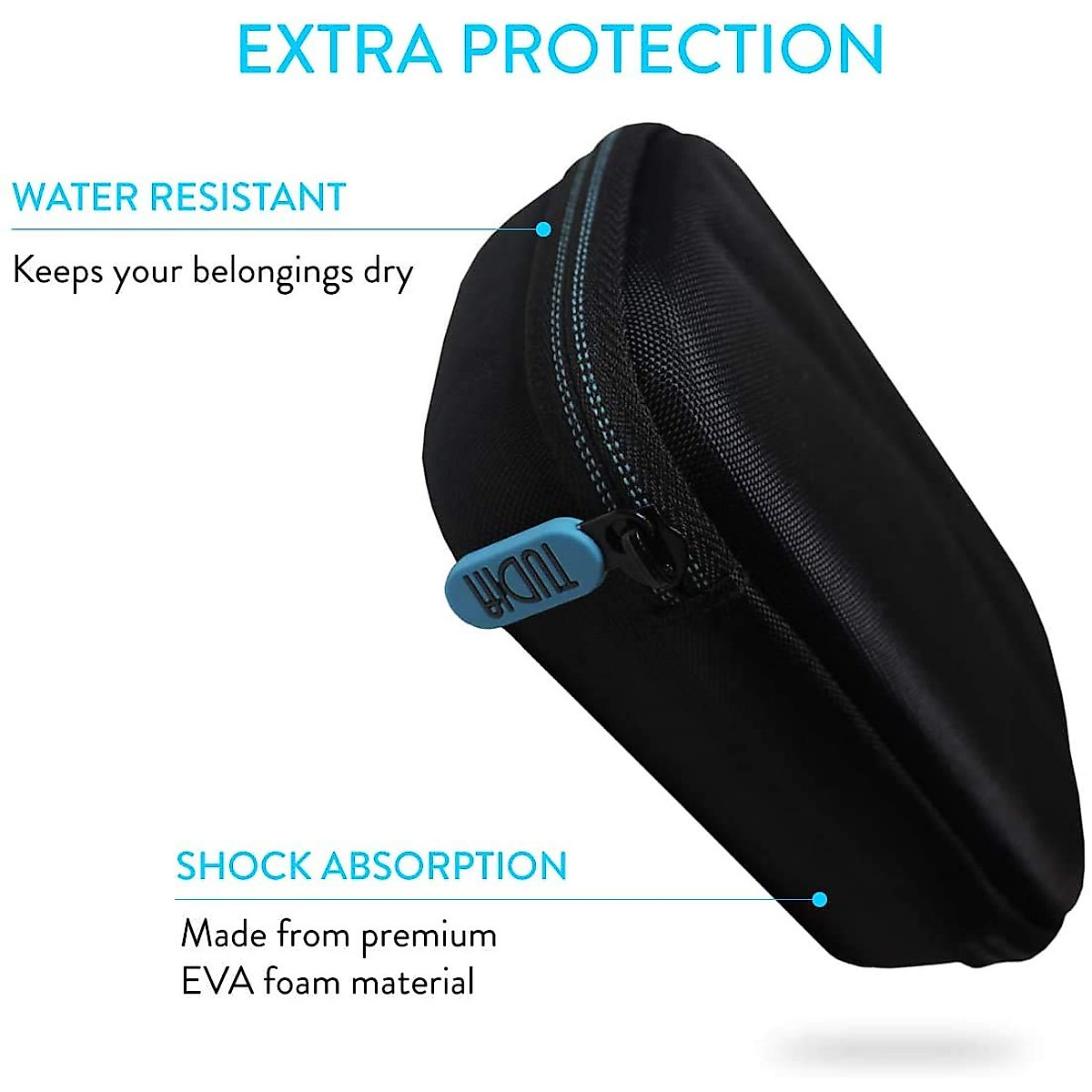 TUDIA EVA Case Compatible with Braun Digital Baby Ear Thermometer ThermoScan5 IRT6500 / ThermoScan7 IRT6520CA , Hard Travel Storage Protective Case [CASE ONLY, Device NOT Included]