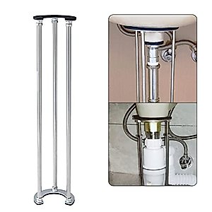 Ganggend Undermount Sink Brackets, Stainless Steel Kitchen Sink Height Adjustable Legs(18.9"-23.6"), Sink Repair Kit Easy Installation, Kitchen Sinks Undermount for Kitchen, Bathroom