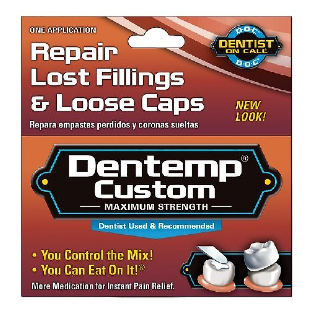 Dentemp Maximum Strength Custom Repair Lost Fillings & Loose Caps - 1 each