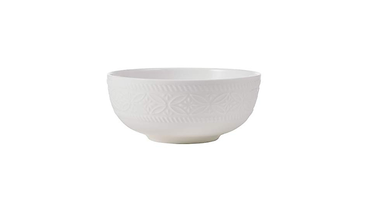 Mikasa Indira 16-Piece Dinnerware Set - Durable, Elegant White Bone China