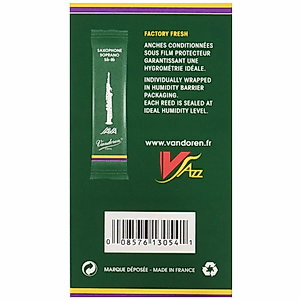 Vandoren SR3025 Soprano Sax JAVA Reeds Strength 2.5; Box of 10