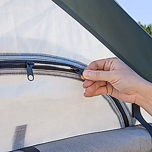 Miracle-Gro 6' x 4' x 6' All-Season Indoor/Outdoor Backyard Garden Greenhouse and Compact Waterproof Plant Shelter, Translucent