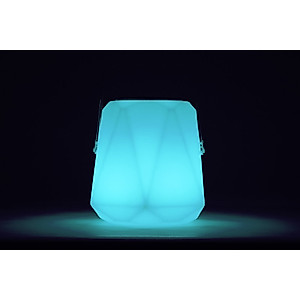 Mooni Diamond Speaker Lantern - Indoor/Outdoor Wireless Bluetooth Speaker and 7 Color LED Lantern with 5 Light Modes (31972)