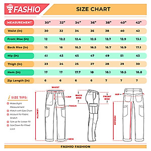 FASHIO FF Mens Construction Pants Utility Work Heavy Duty Workwear Trousers Carpenter Knee Reinforcement Cordura Safety Pants S5 Black W32-L34