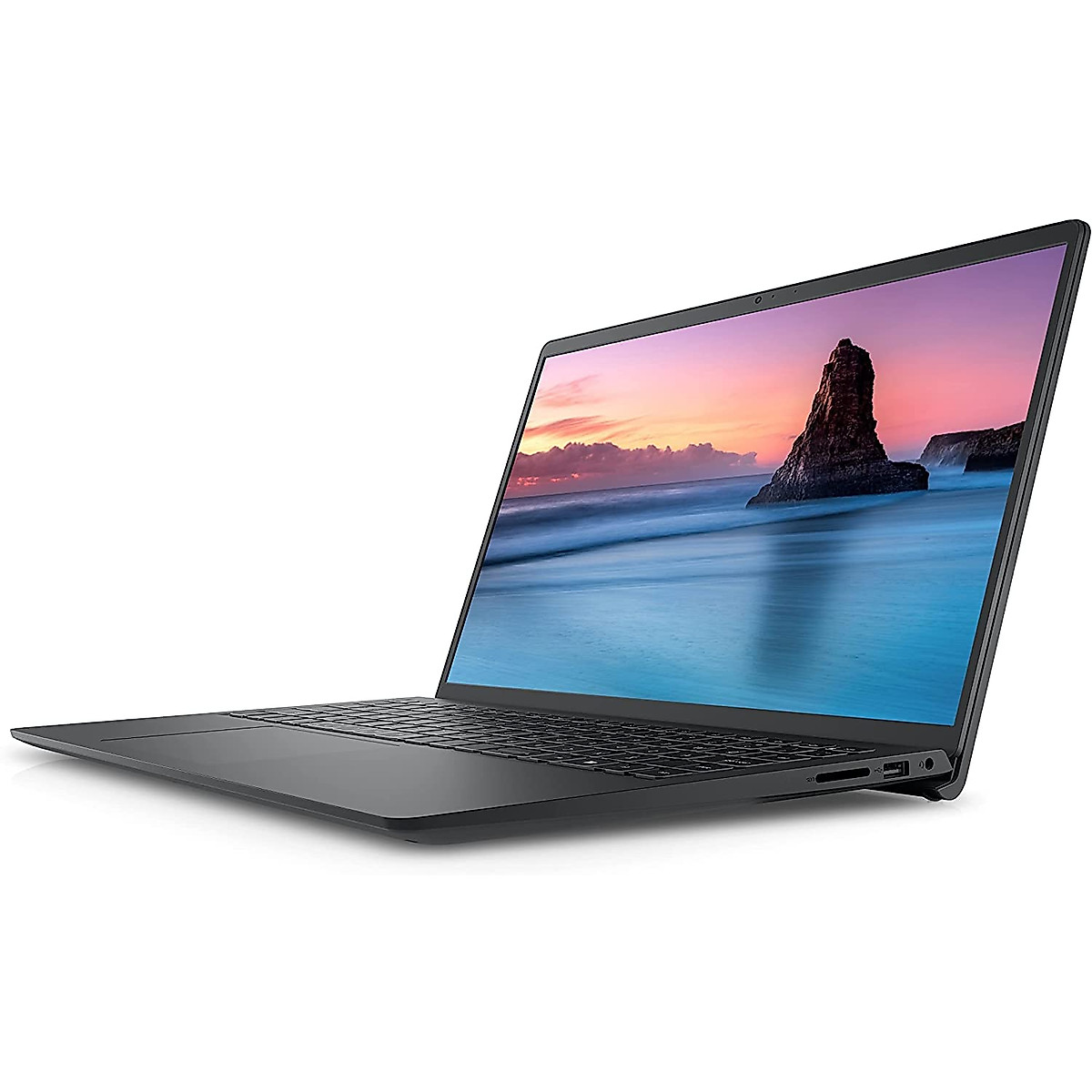 Dell Inspiron 3000 Series 3510 Laptop, 15.6" HD Display, Intel Pentium Silver N5030 Processor, 16GB DDR4 RAM, 256GB PCIe Solid State Drive, Webcam, HDMI, Windows 11 Home, Black