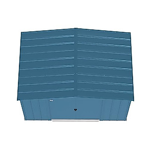 Arrow Sheds 10' x 7' Outdoor Steel Storage Shed, Blue