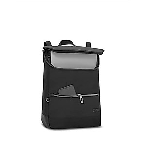 Solo New York Stealth Hybrid Backpack, Black - with Anti-Theft Features (Cut-Proof, Armored Zippers, & RFID Data Protection)