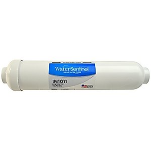 WaterSentinel Made in USA 10 Coconut Granular Activated Carbon (GAC) Inline Filter with Quick Connect WS-IN1011-2