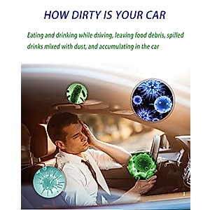 SJJEBSK Car Cleaning Gel Detailing Putty, Automotive Dust Car Crevice Cleaner, Auto Air Vent Interior Detail Removal Putty (3 Packs of Blue, Green and Yellow)