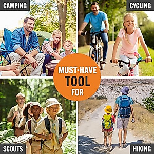 Multi Tool Pocket Knife Set 15 in 1 - The Ultimate Christmas Gift! Perfect Multitool for Men, Dad, Boyfriend, Scout - Cool, Practical, Versatile Multi-tool for Thanksgiving, Birthdays and Graduations