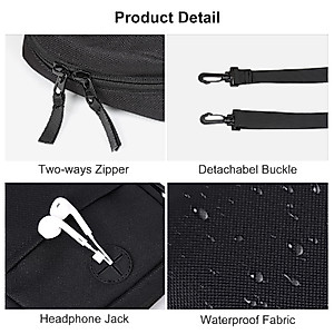 PAUBACK Man Purse Small Crossbody Bag for Mens, Travel Passport Wallet Bag for Men for Cell Phone, Small Neck Pouch Side Shoulder Bag for Men, Man Crossbody Handbag Purse Satchel Bags