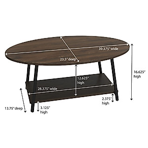 Household Essentials Coffee Table, Brown