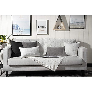 Yaertun Pack of 2 Super Soft Decorative Throw Pillow Covers Square Cushion Cases Pillowcases for Couch Sofa Bedroom Car Modern Embossed Patterned,16 x 16 inch,Black