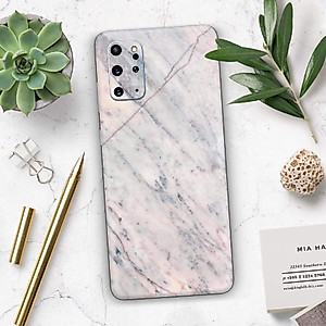 DesignSkinz Slate Marble Surface V12 Protective Vinyl Decal Wrap Skin Cover Compatible with The Samsung Galaxy S20 (Screen Trim & Back Glass Skin)
