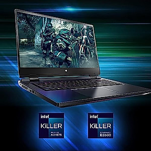 Acer Predator Helios 300 Gaming Laptop, 15.6 inch FHD IPS 165Hz Display, 14 Core Intel Core i7-12700H, NVIDIA GeForce RTX 3060, 32GB DDR5 RAM, 512GB SSD, Windows 11 Home