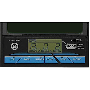 Miller Electric 282001 Digital Performance Blue Rage Welding Helmet with Clearlight Lens Technology