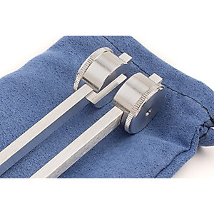 Om 136.1 Weighted Tuning Fork for Healing from Omnivos for Reducing Pain from Inflammation, Reduce Stress, Meditation, Made in The USA
