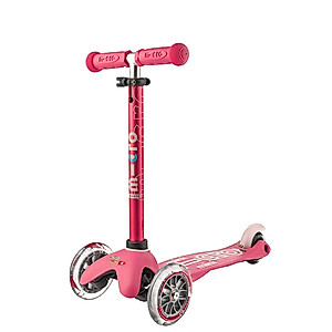 Mini 3in1 Deluxe 3-Stage Ride-on Micro Scooter Toddler Toys for Ages 12 Months to 5 Years - Pink
