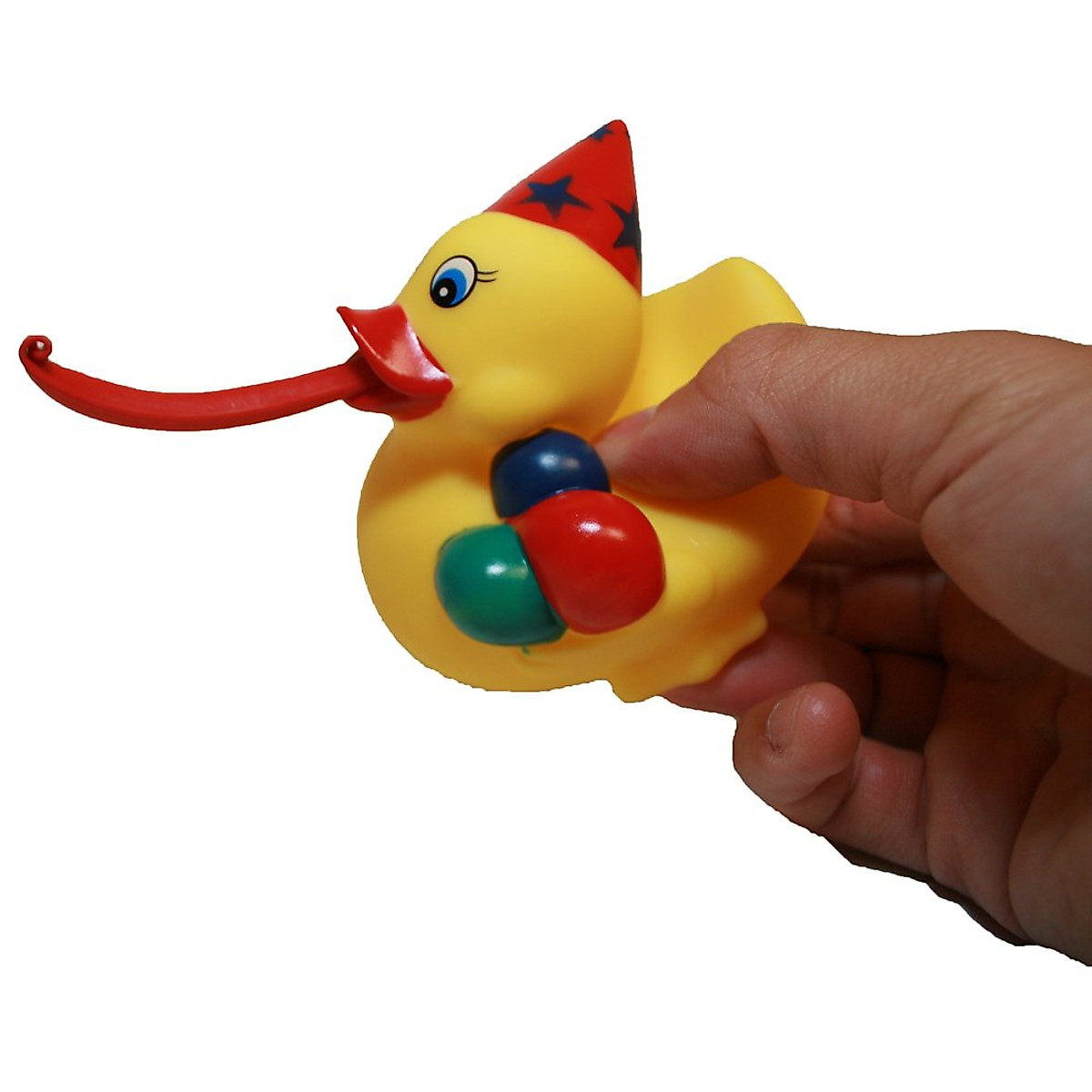 Rubber Ducks Family Party Rubber Duck, Waddlers Brand Toy Rubber Duck Squeaking and Tongue Blowing Party Celebration Fun, All Depts. Favor Gift New Year, Birthday, Baby Shower Christmas
