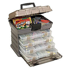 Plano 137401 By Rack System 3700 Size Tackle Box, Multi, 16" X 12" X 17.25" 6lbs