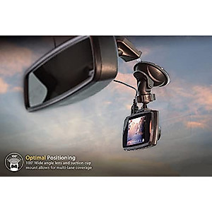 Uniden R3 Extreme Long Range Laser/Radar Detector and Scosche 1080p Dash Cam Bundle. Radar w/Built-in GPS, Mute Memory, Voice Alerts, Red Light and Speed Camera Alerts, OLED Display, K/KA Band