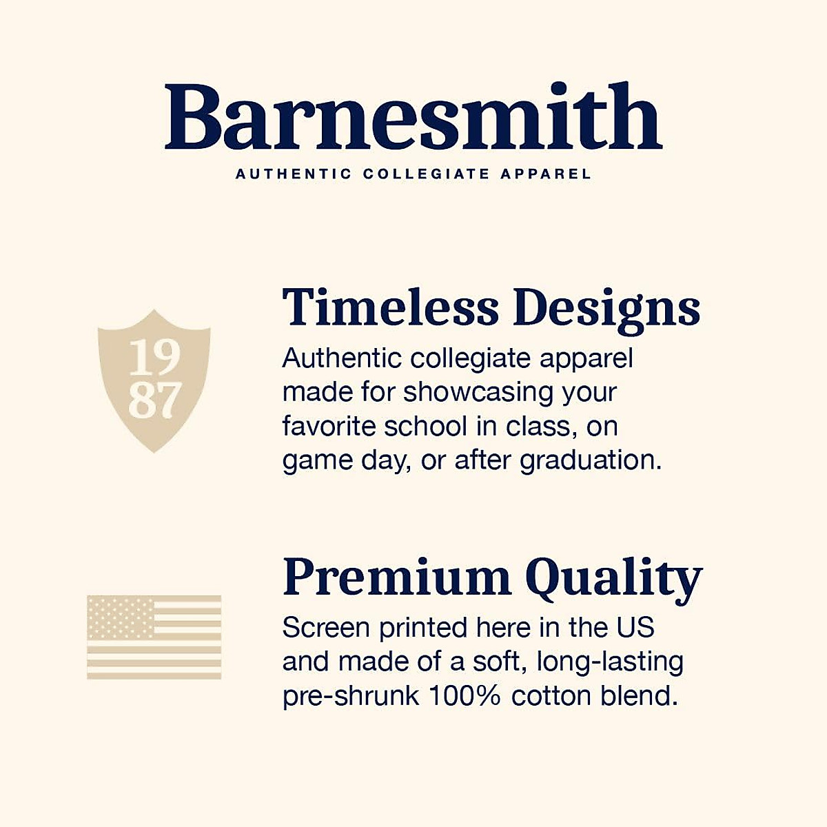 Barnesmith University of California - San Diego UCSD King Tritons Short Sleeve Adult Unisex T-Shirt, Classic, Navy, Small